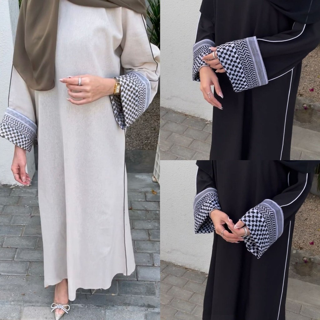 Ramadan Dubai Fashion Abaya maxi dress Islam Arab Jubah robe Women Wear ...