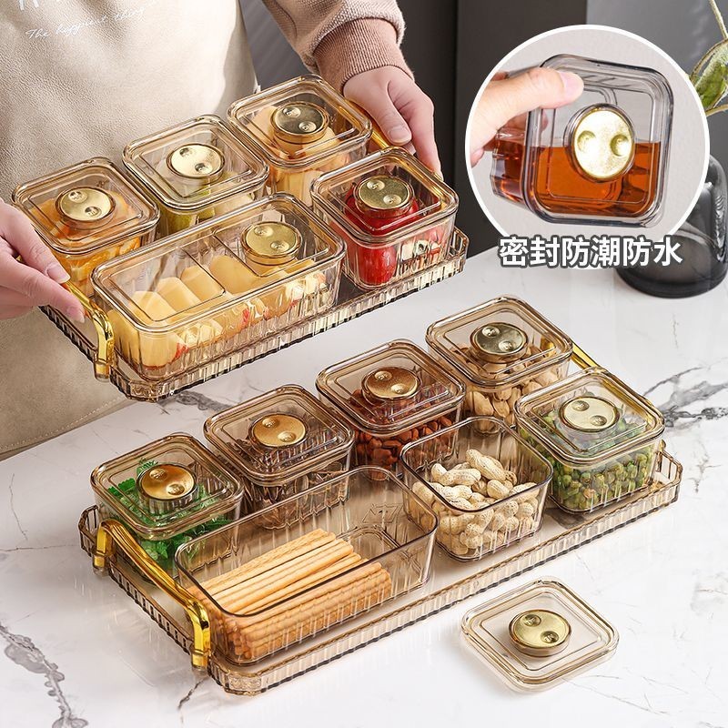GUANYUJIA Luxury Dim Sum Fruit Tray Dried Fruit Snack Storage Tray ...