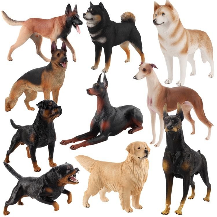 Hot Sale Simulation Dog Big Dog Model Solid Greyhound Doberman Pinscher ...