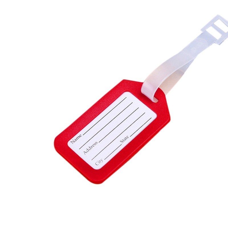 Luggage tag plastic checked luggage label tag card set boarding travel ...