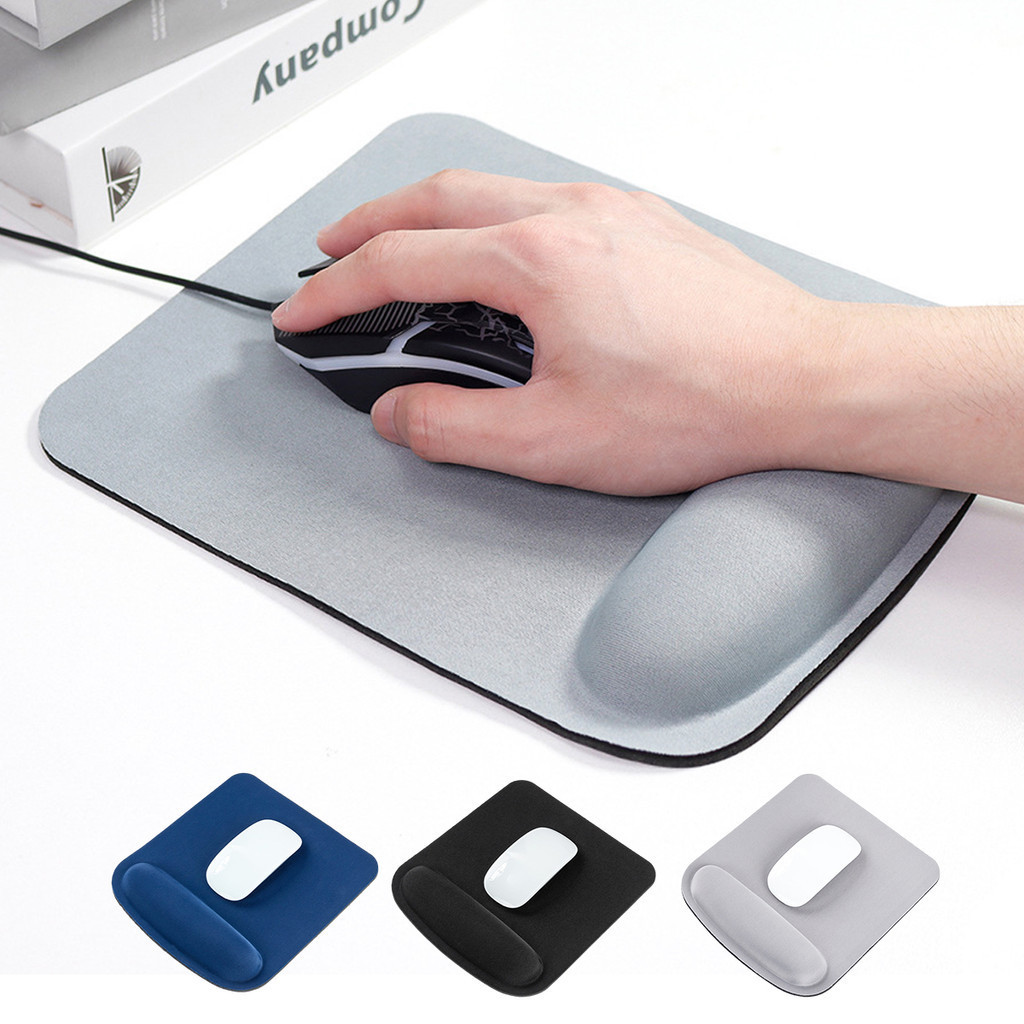 EVA Wristband Support Mouse Pad Gaming Mousepad Solid Color Mice Mat ...