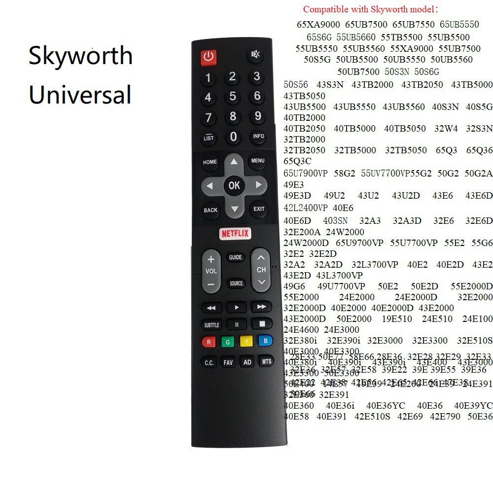 Universal all COOCAA Skyworth Smart Remote Control Skyworth Smart TV ...