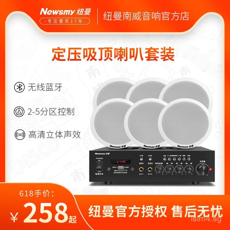 Newman Ceiling Speaker Box Living Room Home Store Decoration Background ...