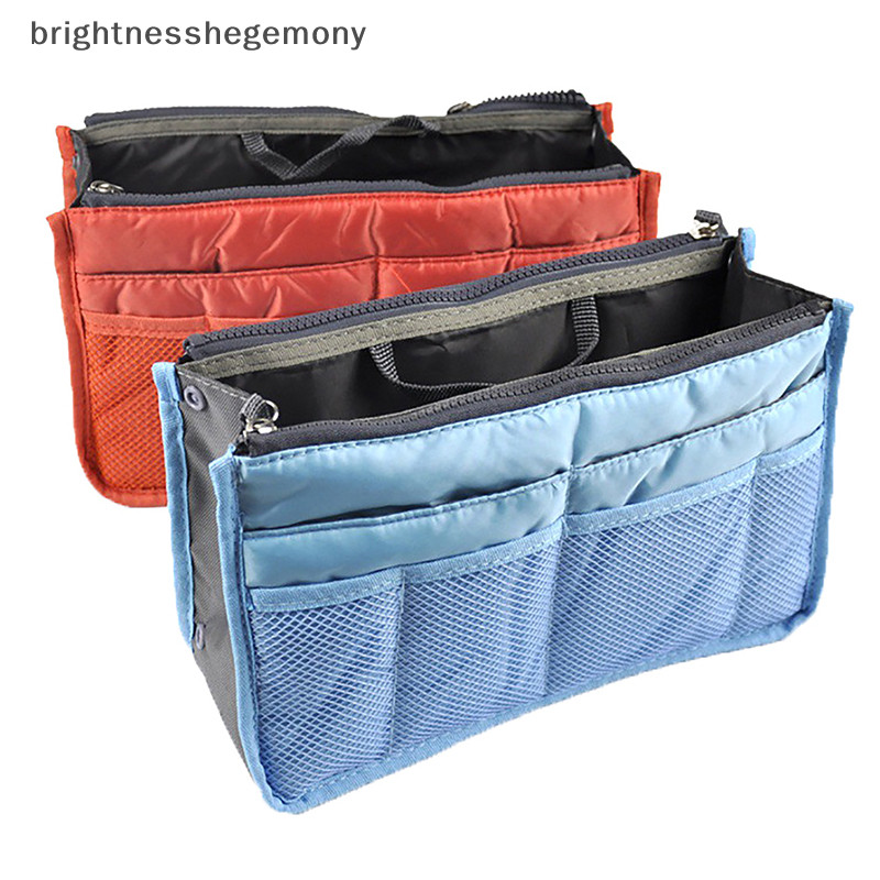 【BRSG】 Insert Bag Women Nylon Travel Insert Organizer Handbag Cosmetic ...
