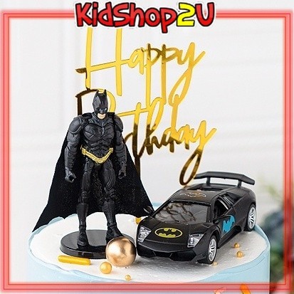 Cake Topper Figures Avengers Spiderman Superman Batman | Shopee Singapore