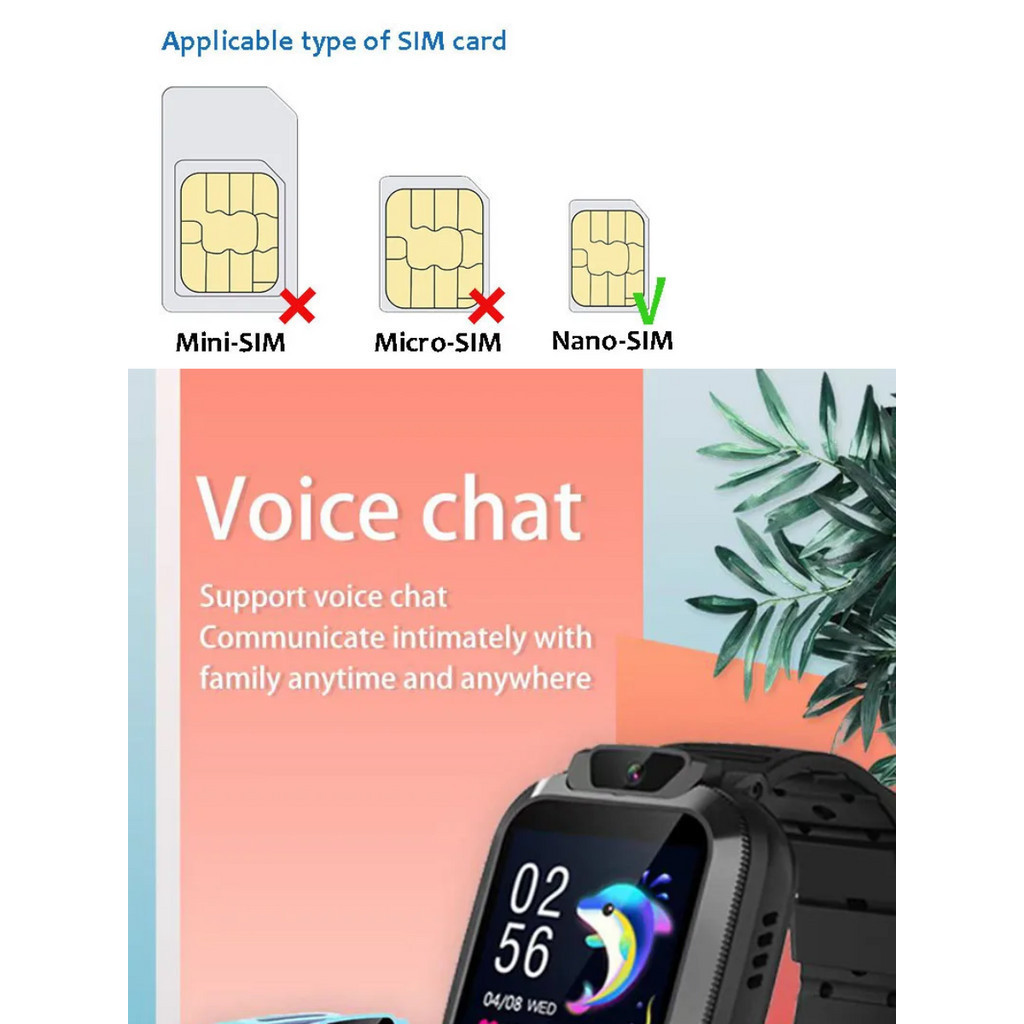 4G Kids Smart Watch Sim Card Call Beyond Boundaries: 4G Smartwatch for ...