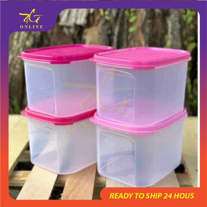Tupperware 1.9L Modular Mates Mini Rectangular II 4-in-1 Bekas Kuih ...