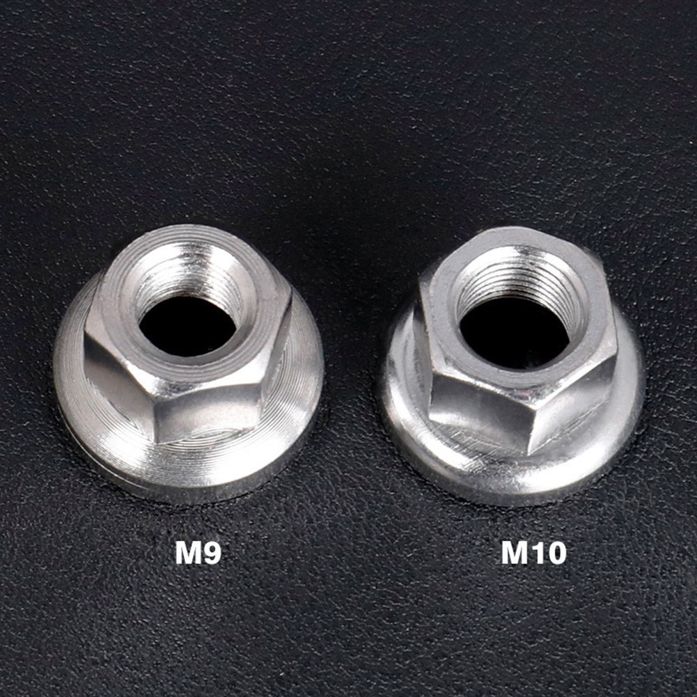 (DEAL) 2PCS Stainless steel Bike / Cycle Wheel Axle Track Nuts Sizes M9 ...