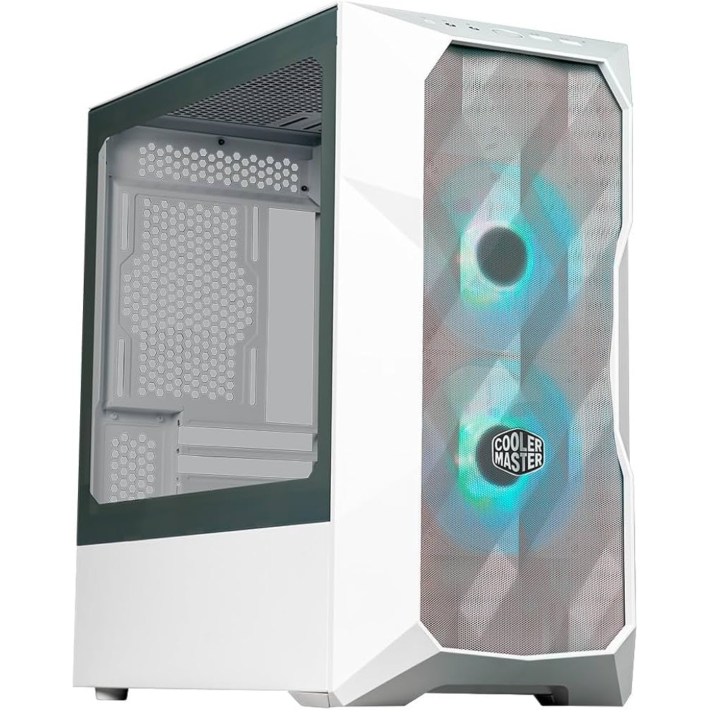 COOLER MASTER BOX TD300 MESH ARGB m-ATX CASE - WHITE TD300-WGNN-S00 ...