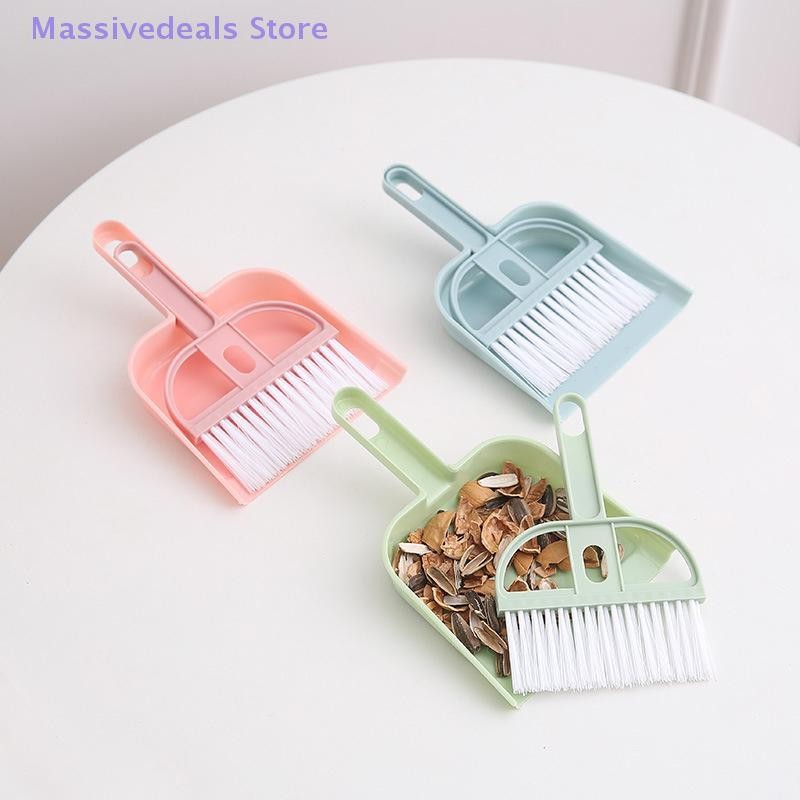 Massivedeals Multi-Purpose Mini Broom Dustpan Set With Garbage Shovel ...