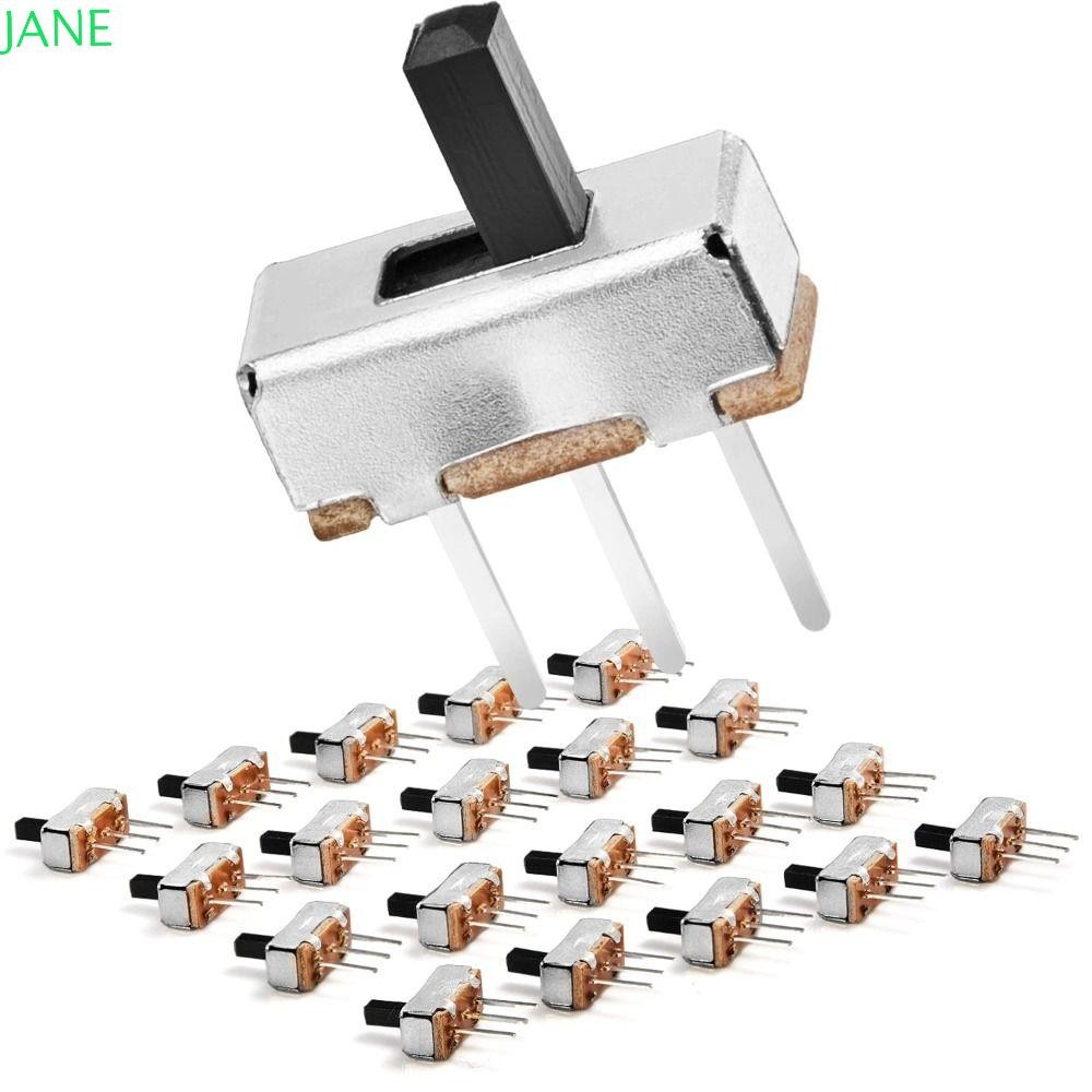 JANRY 20pcs Toggle Switch, 4mm Toggle 1P2T Micro Slide Switch, Mini ...