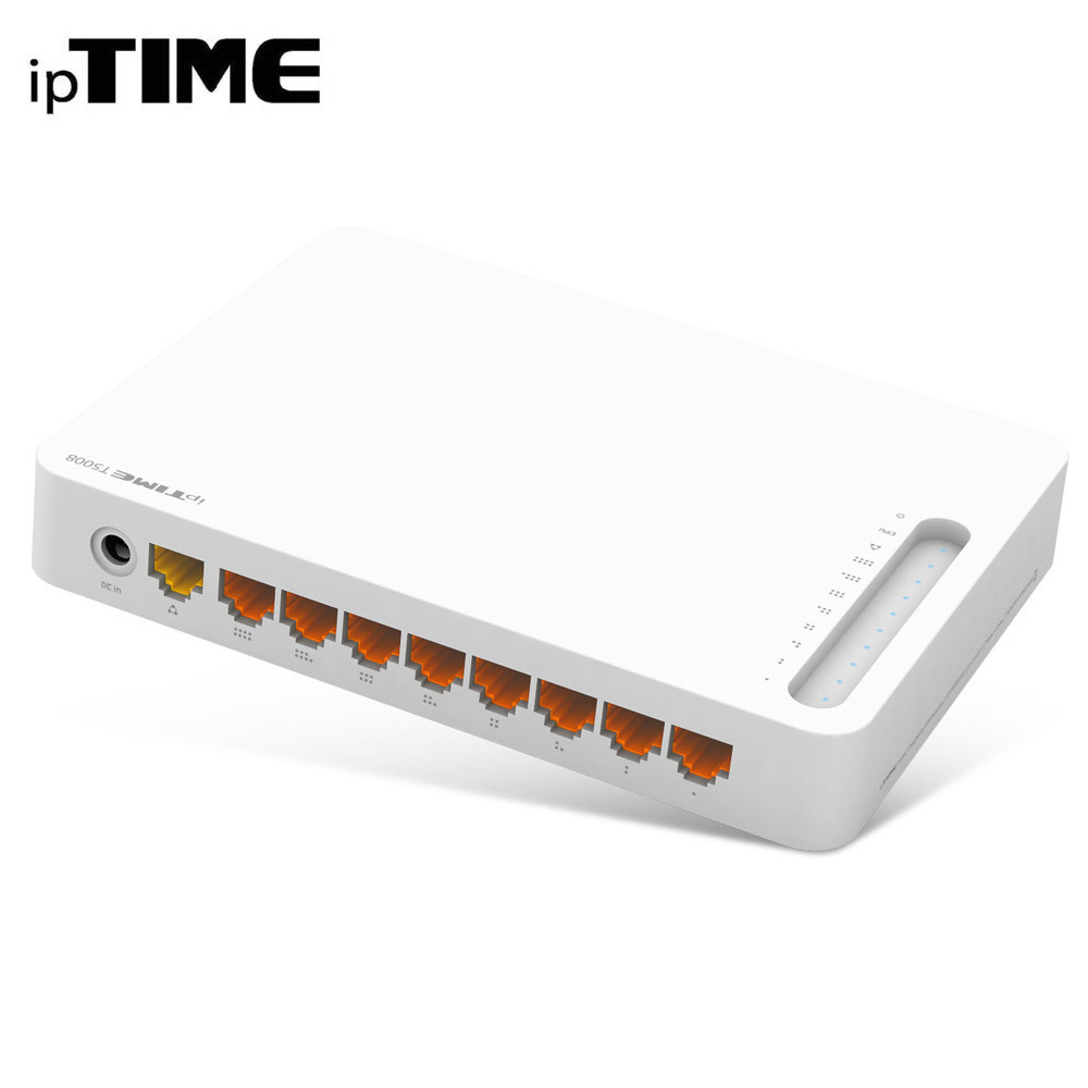 ipTIME T5008 8 Port Gigabit Wired LAN WiFi Router Internet High Speed ...