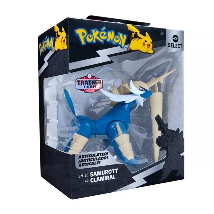 Pokemon Select SAMUROTT Super Articulated Action Figure WCT Jazwares ...