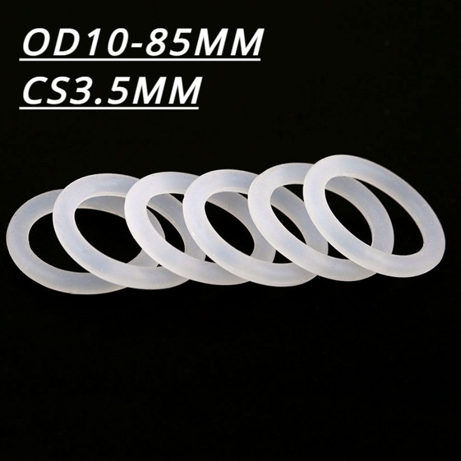 [KZS] White Silicone O-Ring Rubber Sealing Ring Waterproof High ...