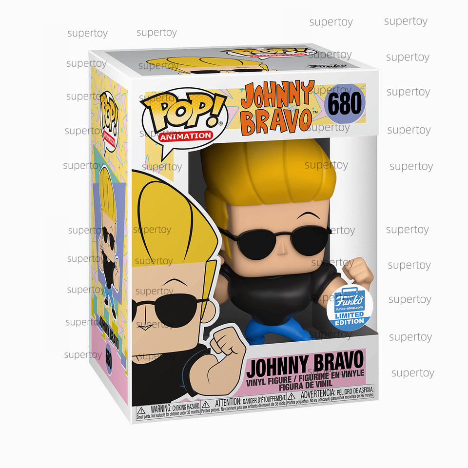 Funko POP 680 Animation: Johnny Bravo - Johnny Vinyl Figure Model Doll ...