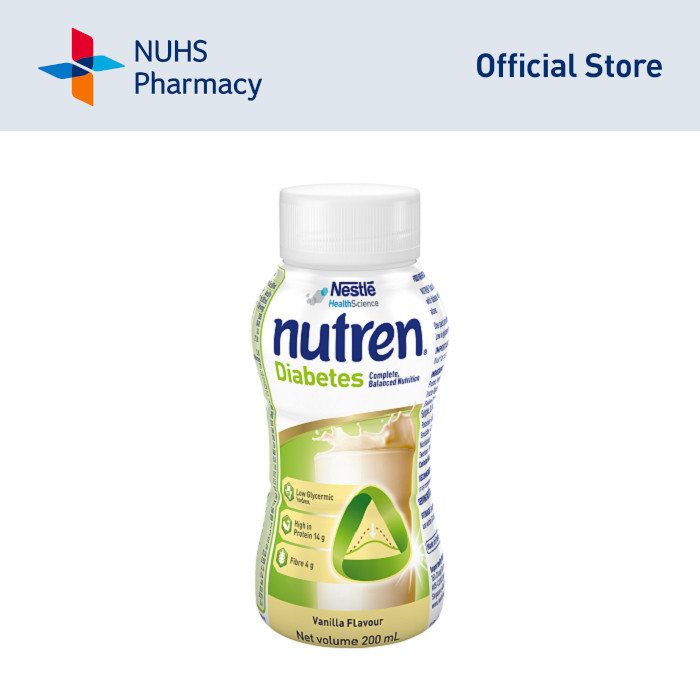 [24 Bottles per Carton] Nutren Diabetes 200ml [NUHS Pharmacy] | Shopee ...