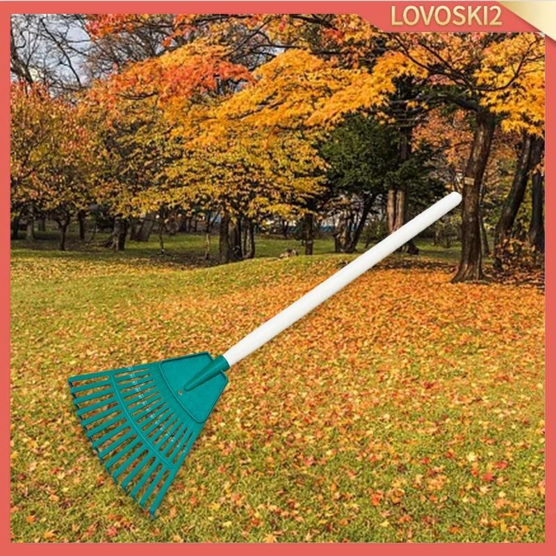 [Lovoski2] Grass Leaf Rakes Mini Lightweight Leaf Rake Garden Rake ...