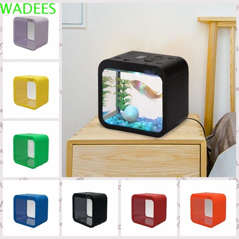 WADEES Fighting Fish LED Fish Tank, Plastic Mini Mini Desktop Fish Tank ...