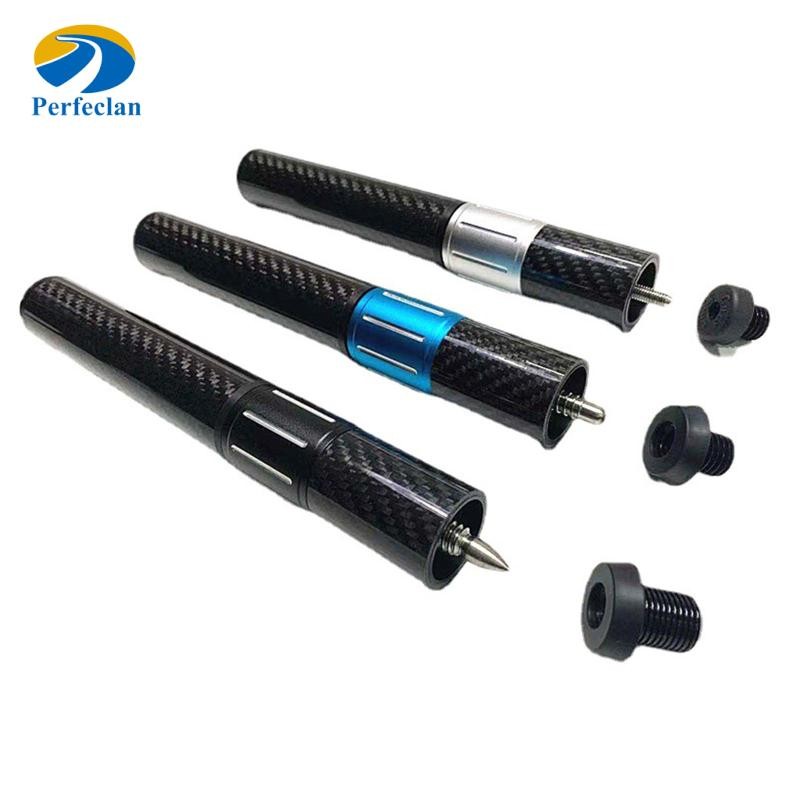 Perfeclan Pool Cue End Extender Carbon Fiber Telescopic Parts, Black ...