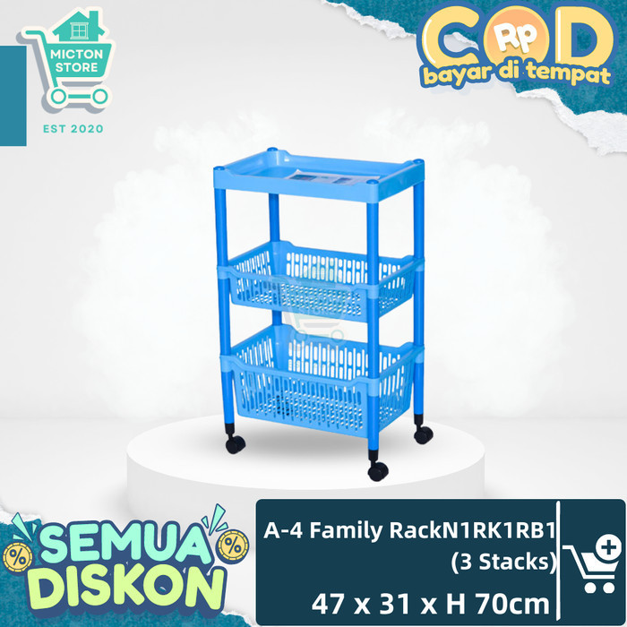 TOPTON Lion Star Lion Star A-4 Family Rack N1RK1RB1 (3 Stacks) Wheel ...