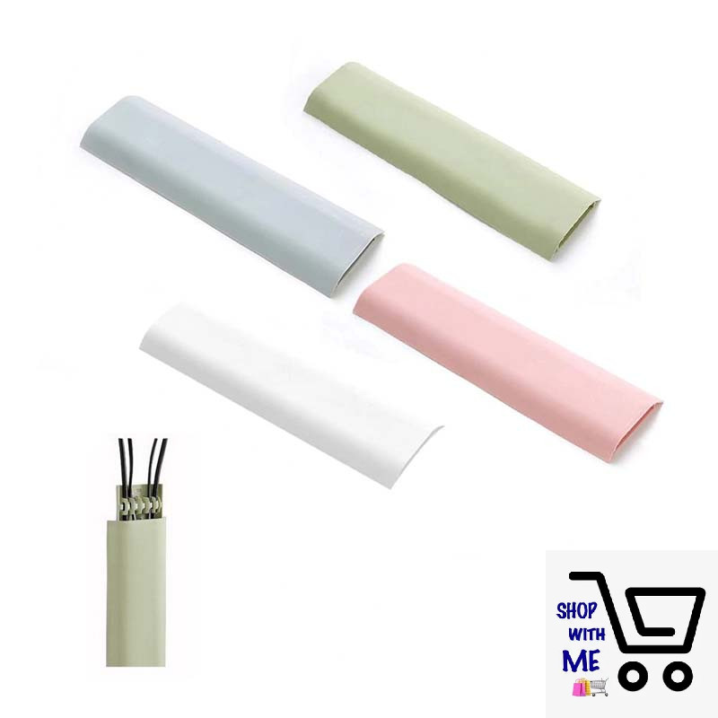 30cm Self-Adhesive Wire Cable Cover Organizer Wall Storage Desk TV ...
