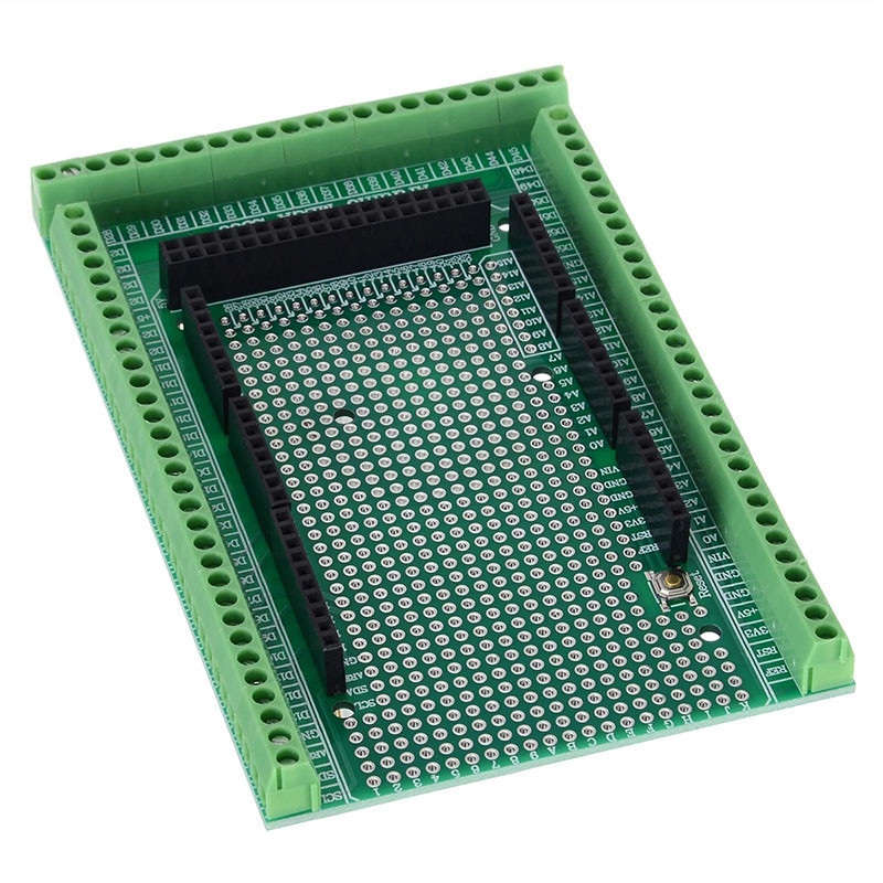 MEGA-2560 R3 PCB Prototype Screw Terminal Block Shield Board Kit for ...