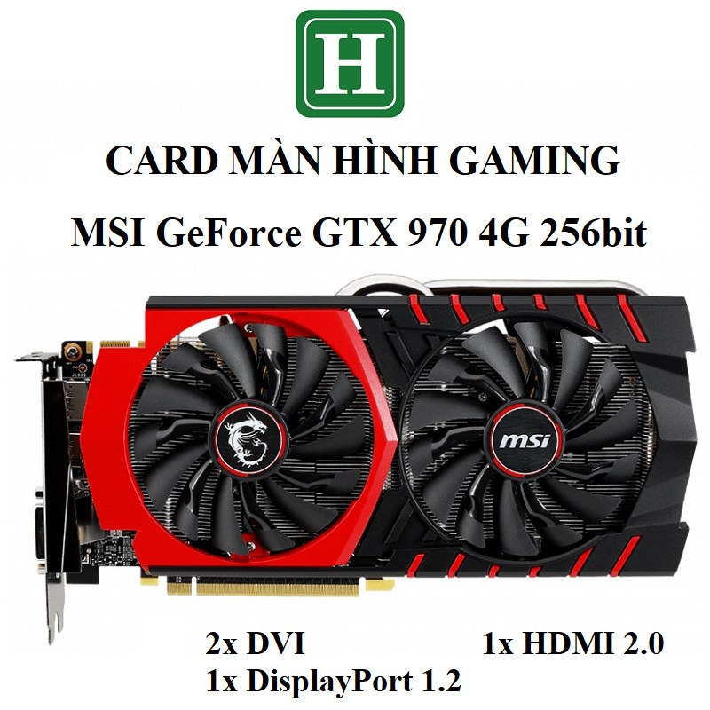 MSI GTX 970 4GB DDR5 256bit Gaming video Card, genuine product ...