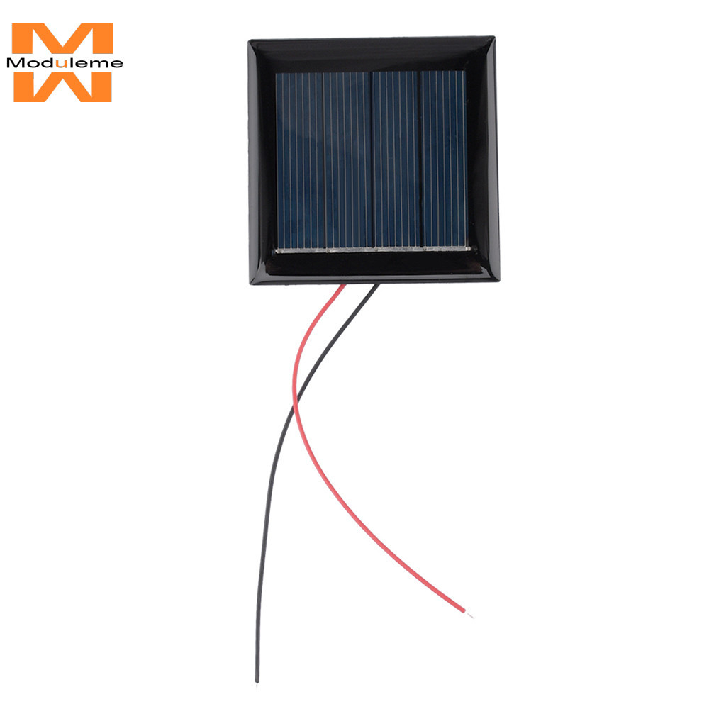 5pcs Micro Solar Board Photovoltaic 5Pcs 2V120MA Solar Cells With Wires ...