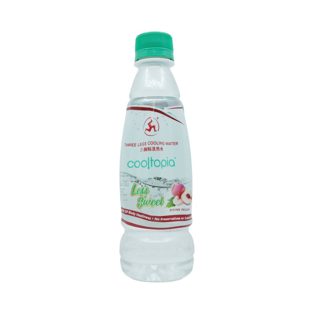 Three Legs Cooltopia Peach Bottle 320ML | Shopee Singapore