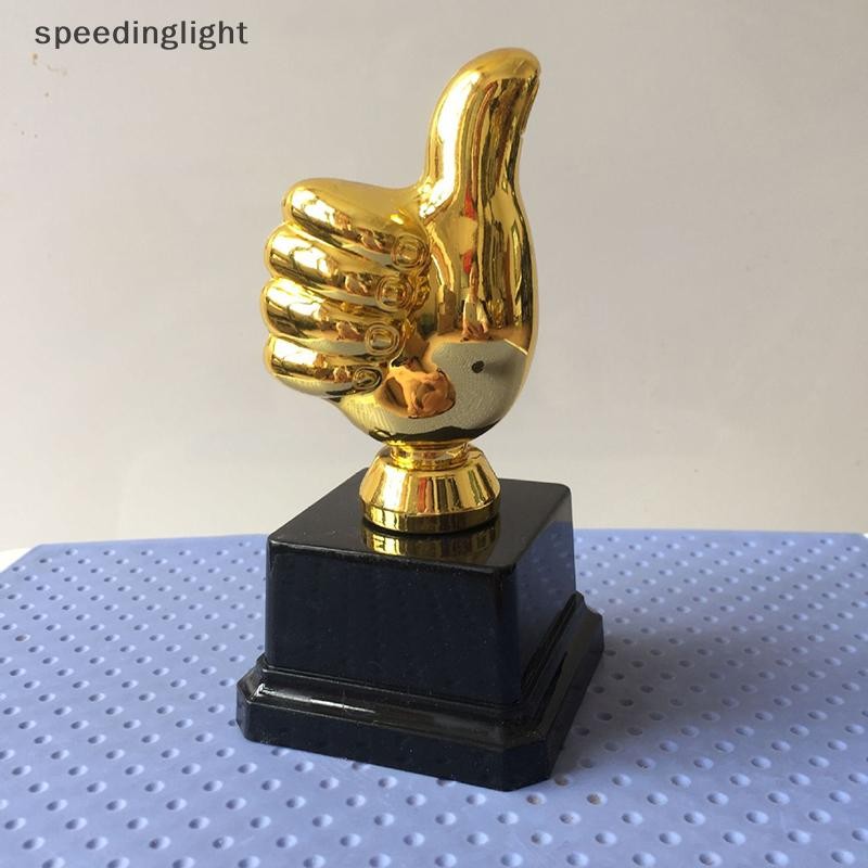 speedinglight Creative Embroidery Medal Thumbs Up Trophy Gold ...