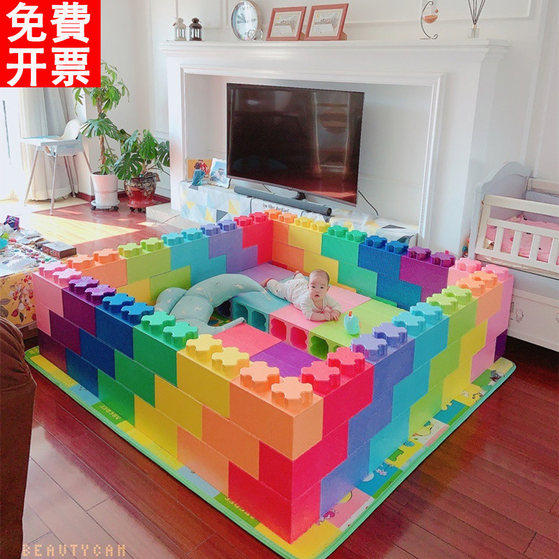Children epp Building Blocks Paradise Mall Foam Building Blocks Castle ...