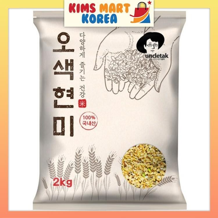 Uncle Tak Korean 5 Colored Brown Rice Korean Best Selling Food 2kg ...