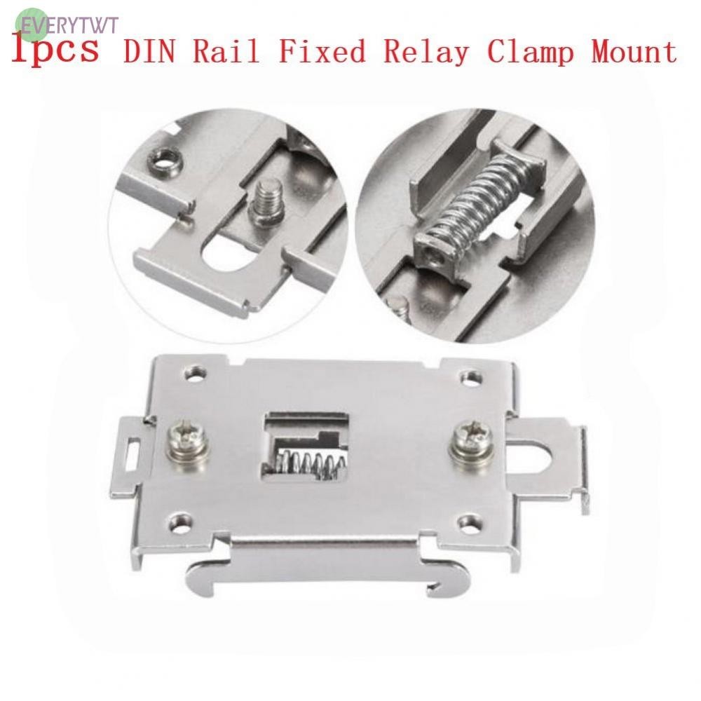 -NEW-New Useful Mounting Clip Solid State Relay Clamp DIN Rail Fixed ...