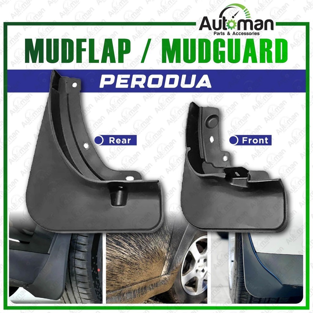 Car Mud Flaps Splash Guards For Perodua Alza Myvi LagiBest Kancil ...