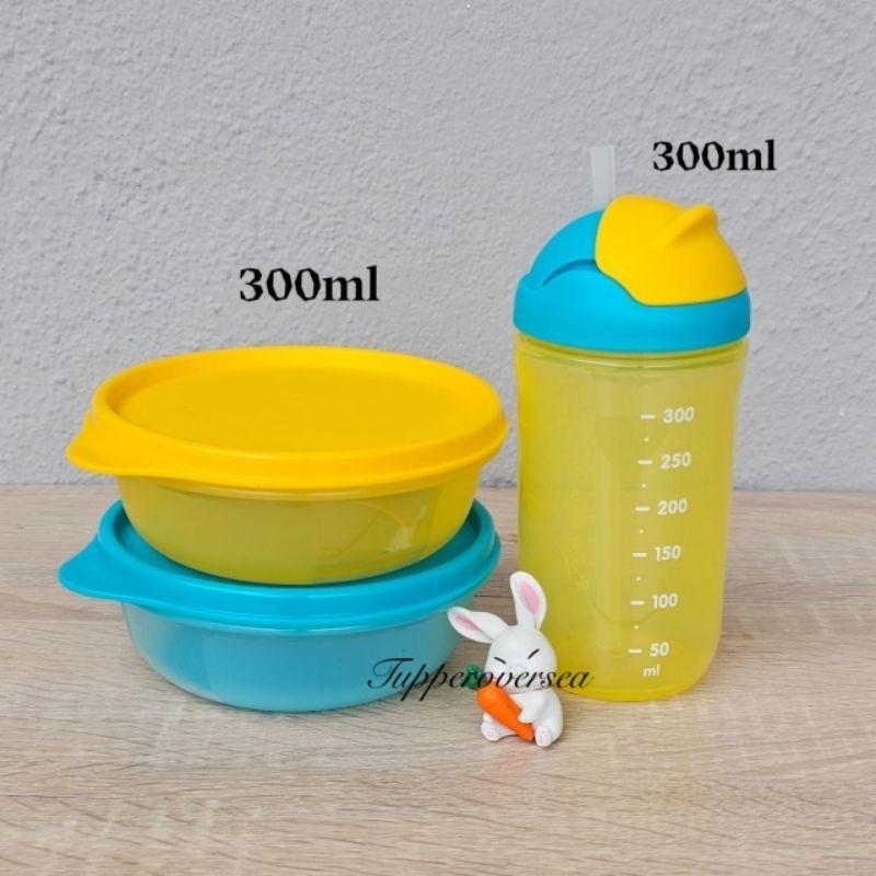 Tupperware Twinkle Straw Tumbler 350ml (1) or Modular Bowl 300ml (2PCS ...