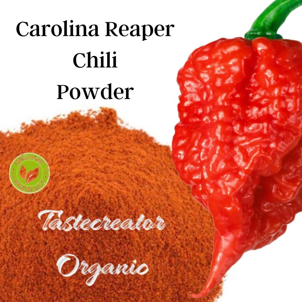 Carolina Reaper Chili Powder 100g Super Spicy Scorpion Pepper Powder ...