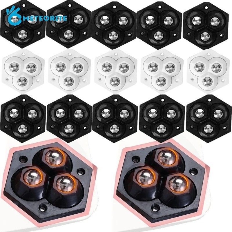 4Pcs Heavy Duty Furniture Moving Casters Self Adhesive Stainless Steel ...