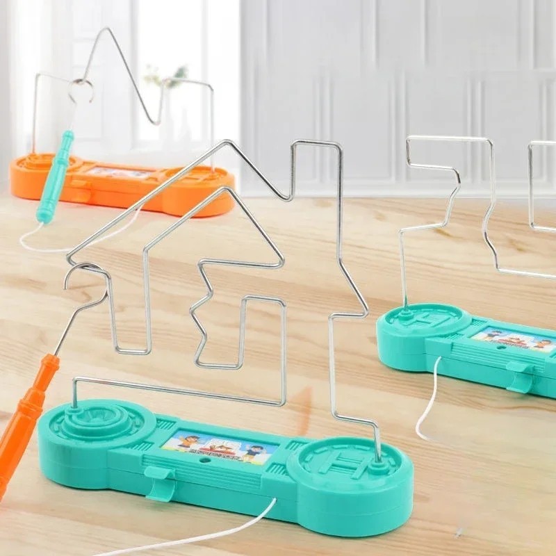 Circuit Labyrinth Game Kids Collision Electric Shock Maze Touch Games Toy Play in Family Party ...