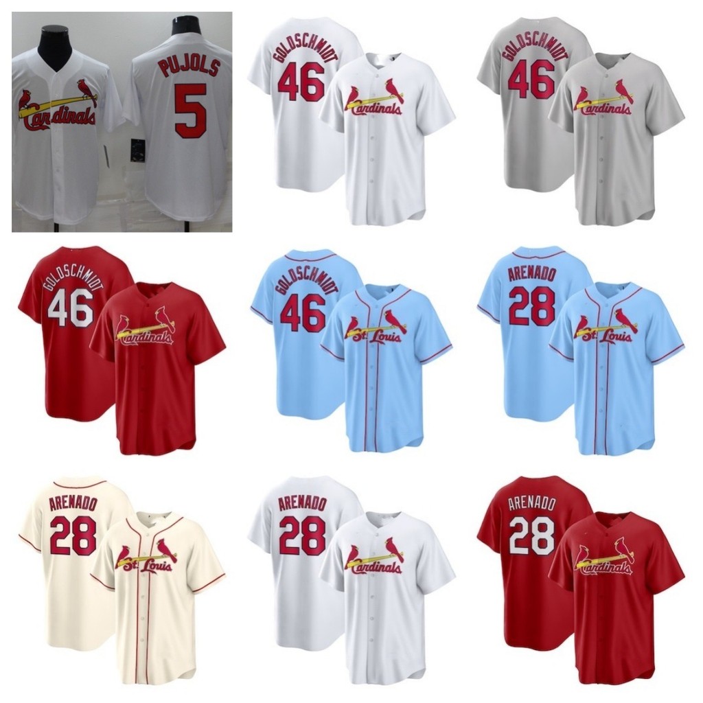 Same Day Delivery Baseball Uniform Jersey St. Louis Cardinals Men's ...