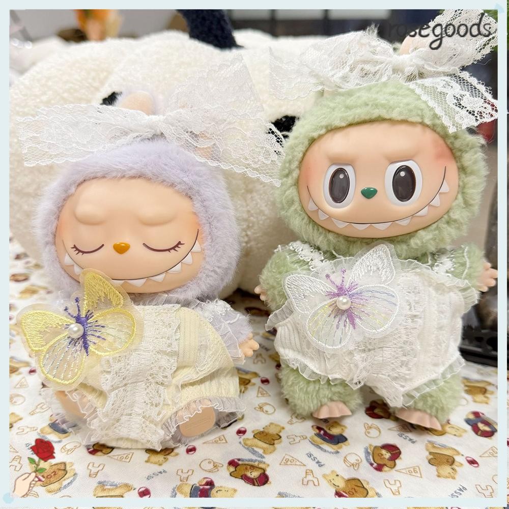 ROSEGOODS1 Handmade Doll Clothes, Sit and Party POP MART Labubu Doll ...