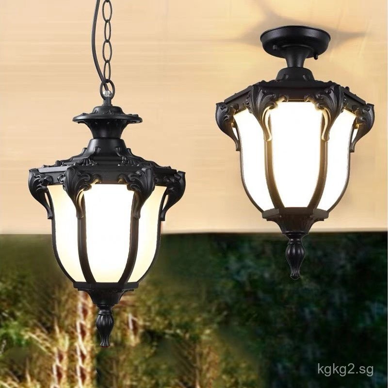 European American Style Outdoor Waterproof Hanging Light for Balcony ...