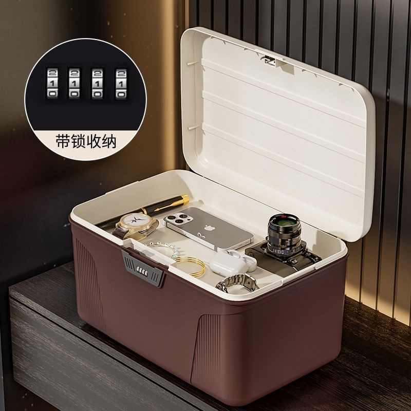 Password Storage Box Large Capacity Document Storage Box Valuable Items ...