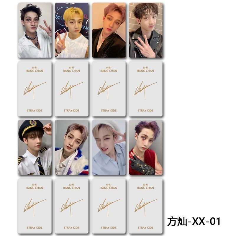 Celebrity Style Fangcan Bang Chan Merchandise Photocard Cheer Card ...
