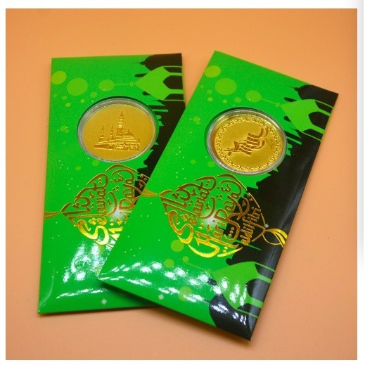 2024 New Sampul Duit Raya Gold Coin Festival Hari Raya Gift Packets ...