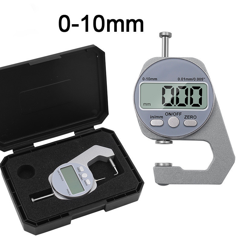 0-10mm Electronic Digital Thickness Gauge Meter Tester Micrometer ...