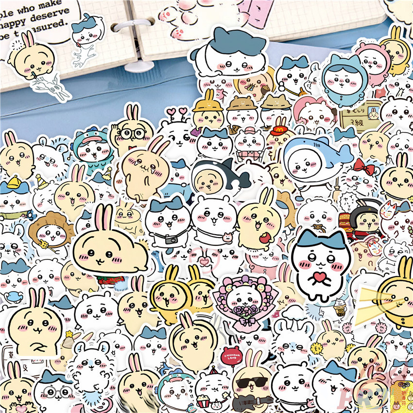 100Pcs/Set Chiikawa Stickers DIY Fashion Decals Doodle Stickers ...