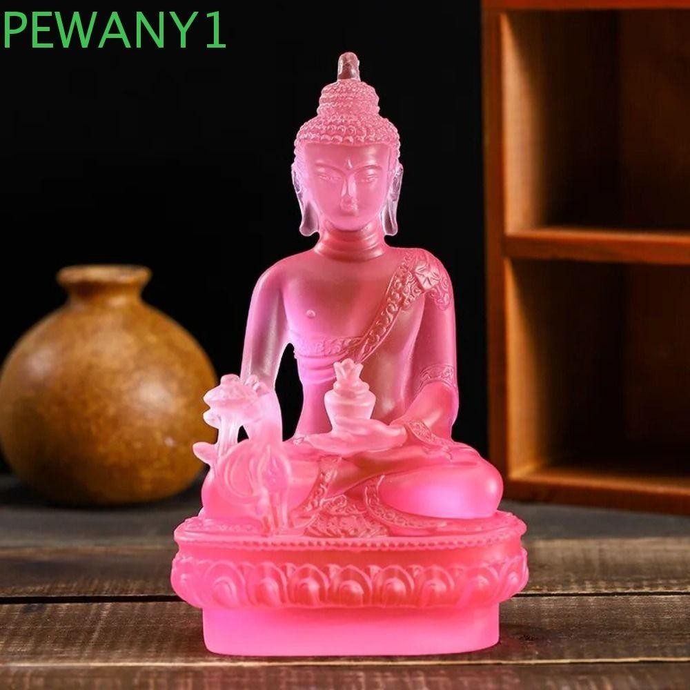 PEWANY1 Medicine Buddha Statue, Resin Craft Handmade Resin Buddha ...