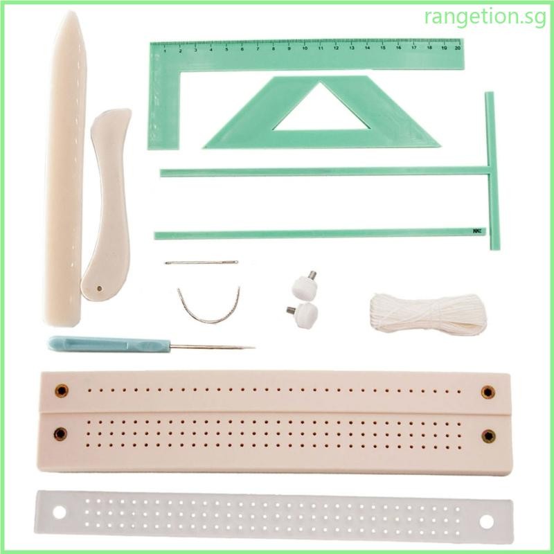 RAN Bookbinding Kits Bookbinding Ruler Set with Binding Tool Spacer L ...
