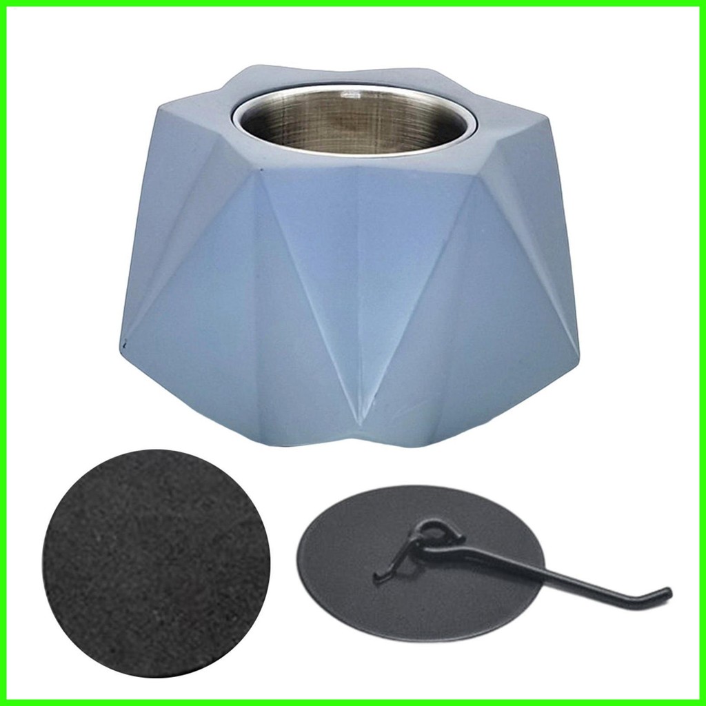 Indoor Fire Pit Cement Table Top Fire Bowl Portable Alcohol Brazier ...