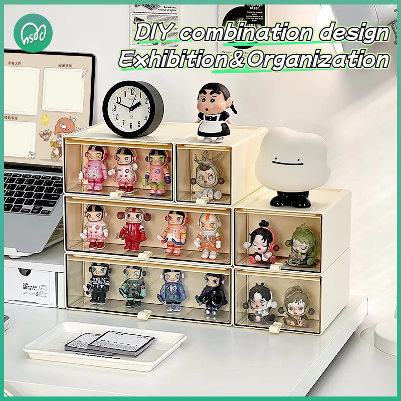 Desk Multi-Specification Drawer Organizer Storage Box & POP MART ...